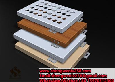 China Outdoor Custom Design Building Aluminum Veneer Curtain Wall Facade Cladding Aluminum Panel for sale