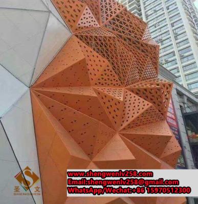China Interior Wall Decoration Aluminum Cladding Curtain Wall Panel Aluminum Curtain Wall Veneer Series for sale