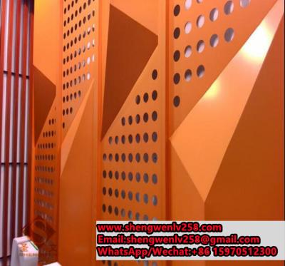 China Powder Coating Metal Facade Board Aluminum Caved Panel for sale