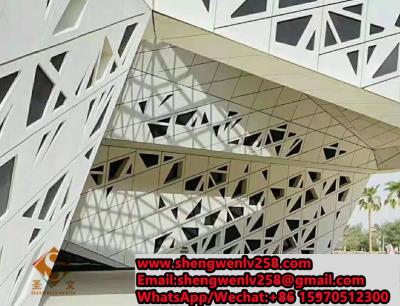 China Fabricated Metal Facade Aluminium Solid Panel for Cladding for sale