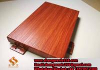 China Customized Aluminum Solid Panel Wood Grain Aluminium Curtain Wall Panels for sale