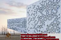 China Aluminum Art Curtain Wall Aluminum Exterior Wall Cladding Metal Facades for sale
