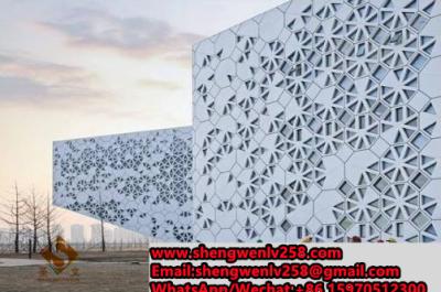 China Aluminum Art Curtain Wall Aluminum Exterior Wall Cladding Metal Facades for sale