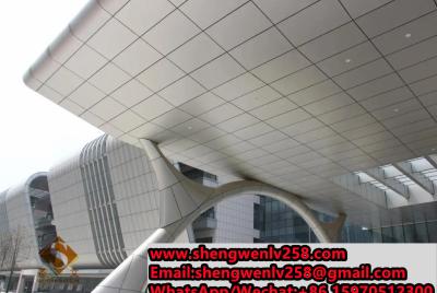 China Perforate Polyester Spray Perforate Aluminum Single Panel for House Decoration for sale