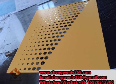China Wooden Grain Exterior Wall Facade Curtain Wall Decorative Aluminum Solid Panel for sale
