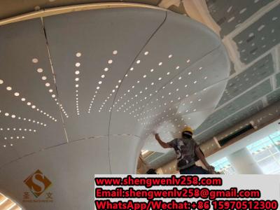 China Interior Home Decoration Embossed Aluminum Wall Cladding for Restaurant for sale