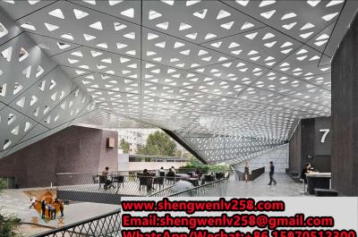 China Aluminum Products Building Material Perforated Panel for Facade Wall for sale
