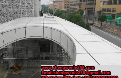 China Powder coated white color solid wall cladding aluminum ceiling interior decoration for sale