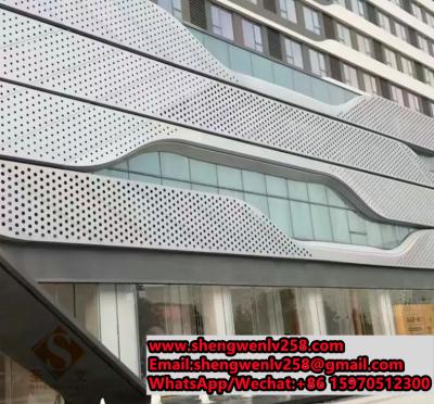 China Specially Design Exterior Aluminum Cladding Bruage Peforated Panels for sale