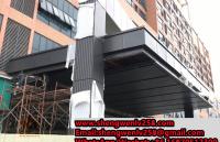 China Artistic Design Wall Cladding Decortaion Aluminum Material Column Cover Panel for sale