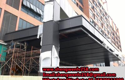 China Artistic Design Wall Cladding Decortaion Aluminum Material Column Cover Panel for sale