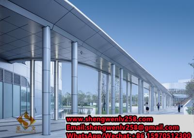 China Factory Price Facade Cladding Pure Colour Indoor Building Alloy Curtain Wall Aluminum Veneer for sale