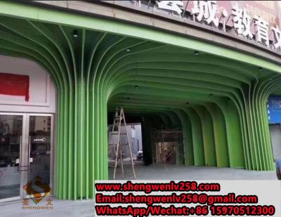 China Decorative Material Wall Cladding PVDF Coated Aluminum Wire Mesh for sale