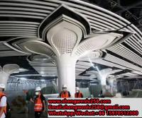 China 2.5mm Aluminum Wall Cladding Builiding Material Column Cover Panel for sale