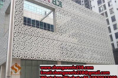 China Anti rust Perforated metal facades aluminum cladding panels supplier in China for sale