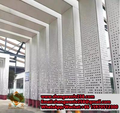 China Antistatic Aluminum Construction Decorative Wall Material Perforated Panel for sale