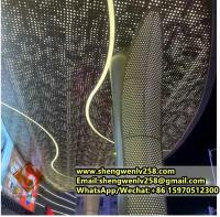 China Exterior Architectural aluminum facade laser cut for wall cladding solid aluminum panel for sale