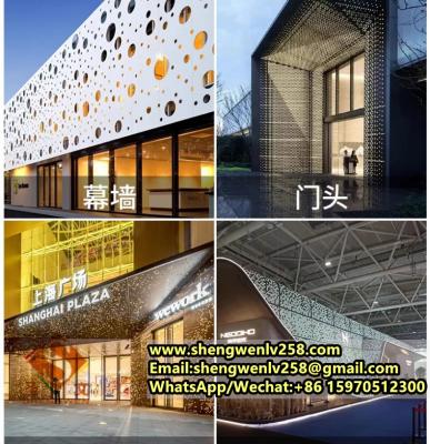 China High Quality Building Aluminum Metal Veneer Perforated Aluminum Veneer for sale