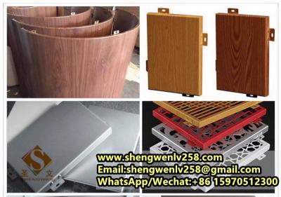 China Perforated Aluminum Solid Panel Aluminium Curtain Wall Panel for sale