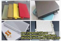 China Perforated Metal Panel Aluminum Ceiling Decoration With LED Lighting for sale