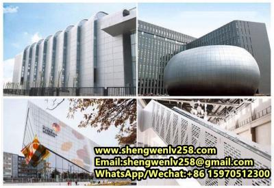 China Custom Ceiling Design Refractory Decorative Aluminum Panels for Facade for sale