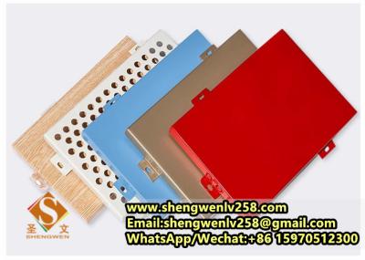 China Metal CNC cutting panel aluminum fluorocarbon perforated panel curtain wall for facade cladding for sale