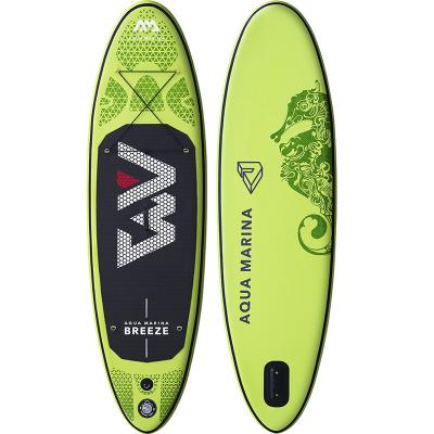 China Green 275*76*12CM All Round Inflatable SUP Board for sale