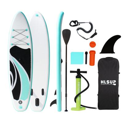 China Alansma 320*80*15cm Water Sport Surfboard 3 Fin Inflatable Stand Up Paddle Board for sale