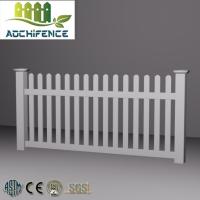 China UV Resistant Plastic Picket Fence Environmental Friendly For Outdoor Pvc White Fence for sale