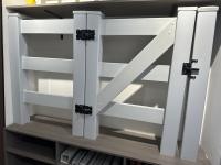 China Decorative Outdoor Riding Arena Fencing Garden Style Pvc Farm Fencing for sale
