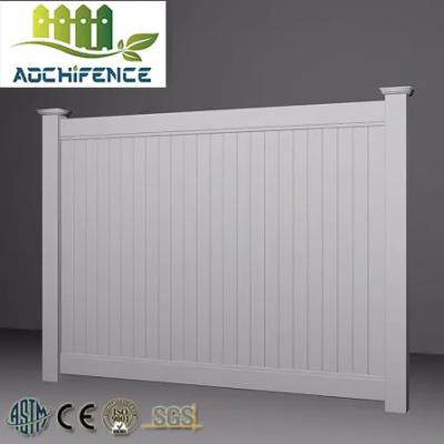 China Privacy White Pvc Fence Panel 8ft Wide 6ft High Vinyl Fence Panels Wholesale for sale