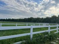China 1.5m High PVC Horse Fence With UV And High Temp Resistance Pvc Arena Fencing for sale