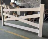 China Large Farms Plastic Horse Rail Fencing 1.5m High Temp Resistant Extrusion for sale