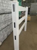 China UV Protection White Plastic Fencing For Horses 1.5m High 2.5m Width for sale