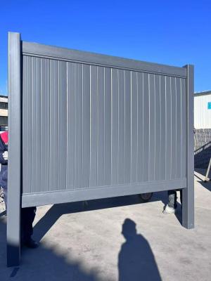 China Professional Weather Resistant PVC Privacy Fence 2440mm Wide for sale