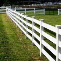 China Durable PVC Horse Fence OEM Support Vinyl Livestock Fencing Corrosion Free for sale