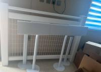 China 2.44m Wide PVC Vinyl Horse Fencing Running Fence Routed Post Type for sale
