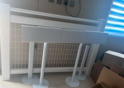 China 2.44m Wide PVC Vinyl Horse Fencing Running Fence Routed Post Type for sale