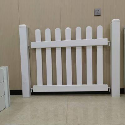 China Replacement 4ft High PVC White Vinyl Picket Fence For Privacy And Durability for sale