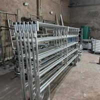 China 5 Rails Or 6 Rails Hot Dip Galvanized Cattle Yard Fence 6 Feet For Farm for sale