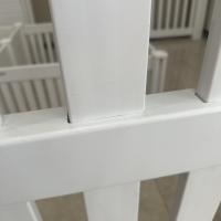 China 8ft Wide Home Decoration PVC Garden Fence Sun Resistant ISO9001 for sale