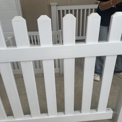 China Economical PVC Coating Plastic Garden Fence White Maintenance Free for sale