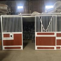China Long Lasting Farm Temporary Horse Stalls Prefabricated Equestrian Stable for sale