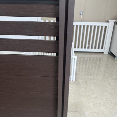 China Modern WPC Fence Panel Easy To Install With Interlocking System for sale