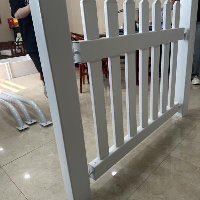China Waterproof Pvc Outdoor Fencing Minimal Maintenance Plastic Garden Edge Fencing for sale