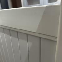China Outdoor Screen Pvc Garden Fence Panels Column 2.59m White Vinyl Fence Boards for sale
