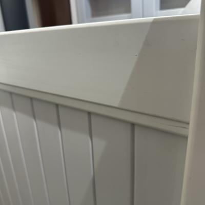 China Outdoor Screen Pvc Garden Fence Panels Column 2.59m White Vinyl Fence Boards for sale