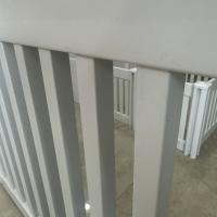 China 4*8ft All Weather Vinyl Pool Fence Panels Minimal Maintenance DIY Installation for sale