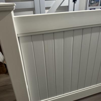 China 6ft High Plastic Privacy PVC Vinyl Fence 8ft Wide UV Protected for sale