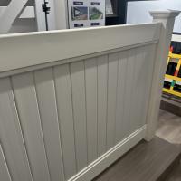 China Outdoor Screen Wide 8 Ft Pvc Fence Panels / White Vinyl Pvc Fence for sale